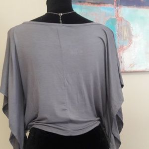 Body Central | Tops | Body Central Grey Batwing Top | Poshmark